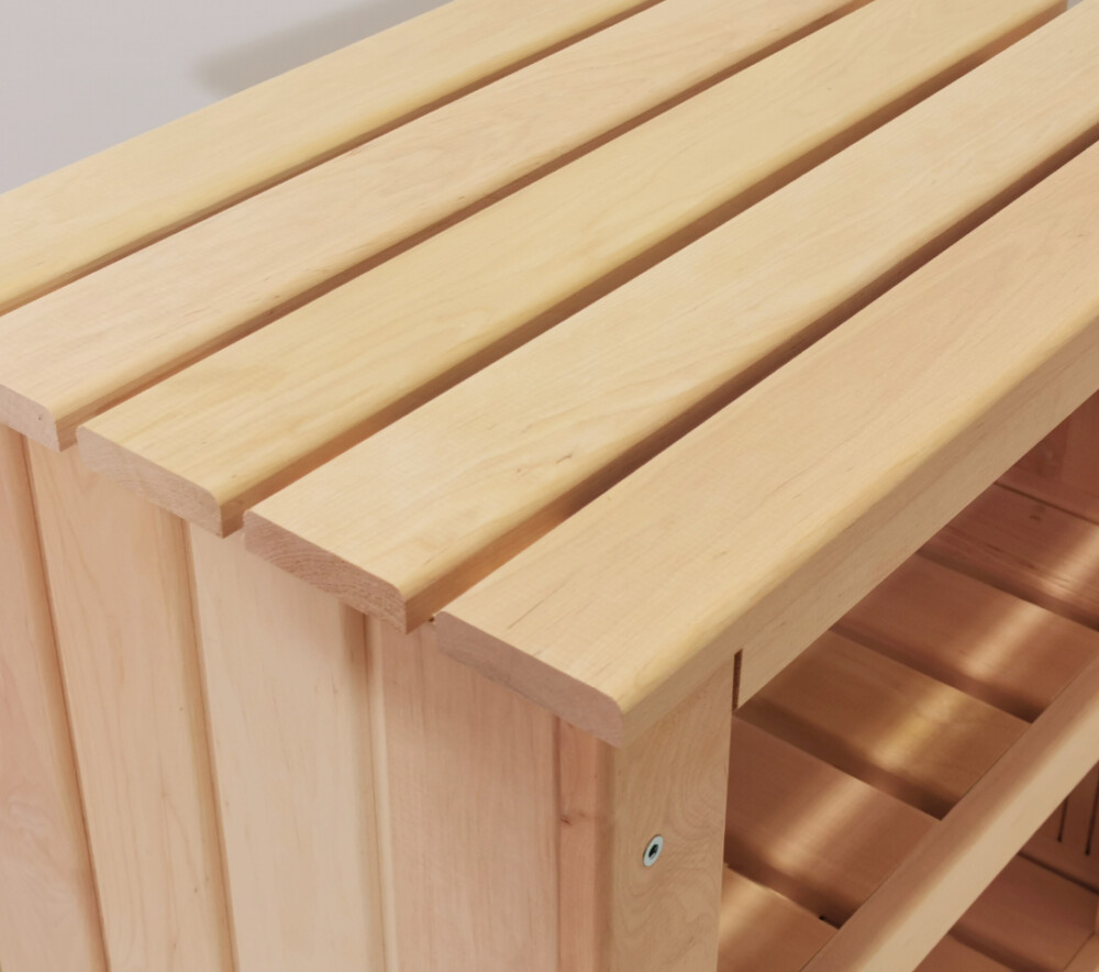 Puidust riiul LKR620T 550x370x590, öökapp, lepapuidust - A&A Wood